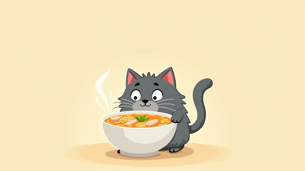 Can Cat Eat Chicken Noodle Soup